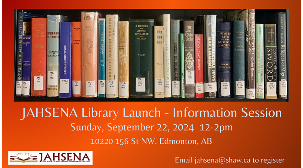JAHSENA to have their first ever Library Program: September 22 ...