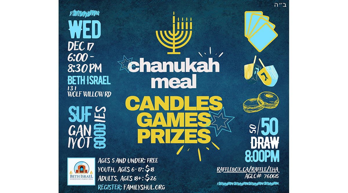Rabbi Guy Tal: Hanukkah – The Dedication to a New Beginning - Alberta ...